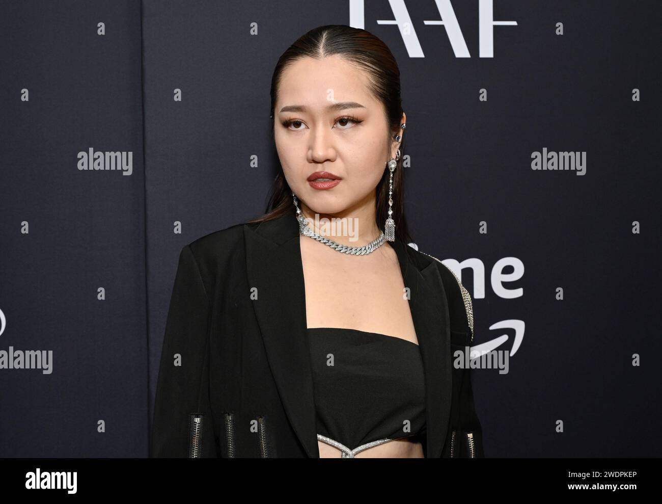 Heidi Wong attends the premiere of "Expats" at the Museum of Modern Art ...