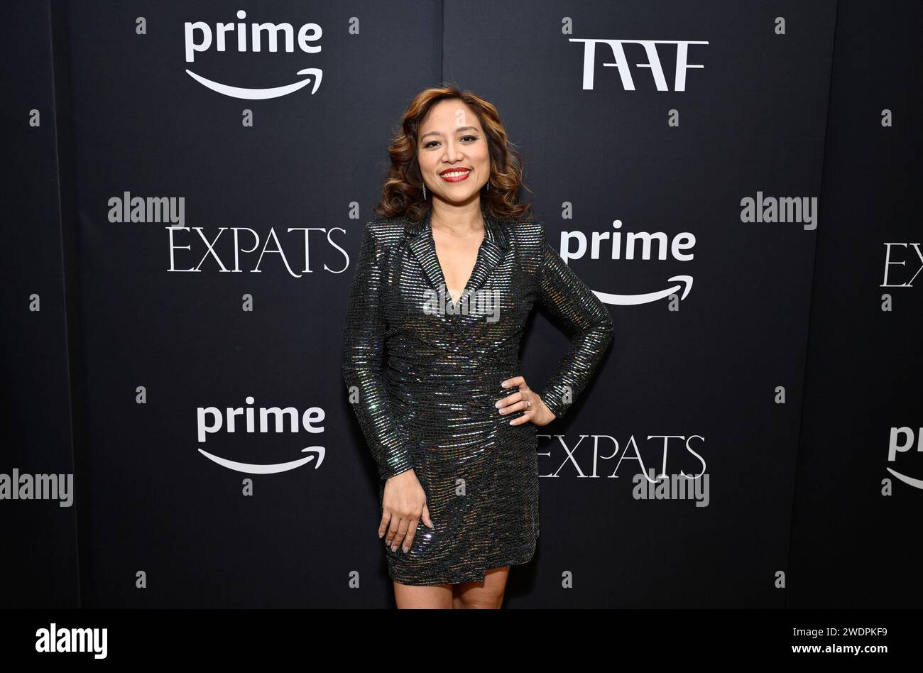 Amelyn Pardenilla attends the premiere of "Expats" at the Museum of ...