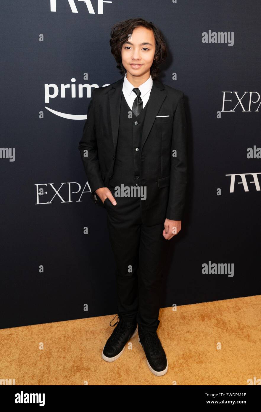 New York, USA. 21st Jan, 2024. Bodhi Del Rosario attends Amazon Prime ...