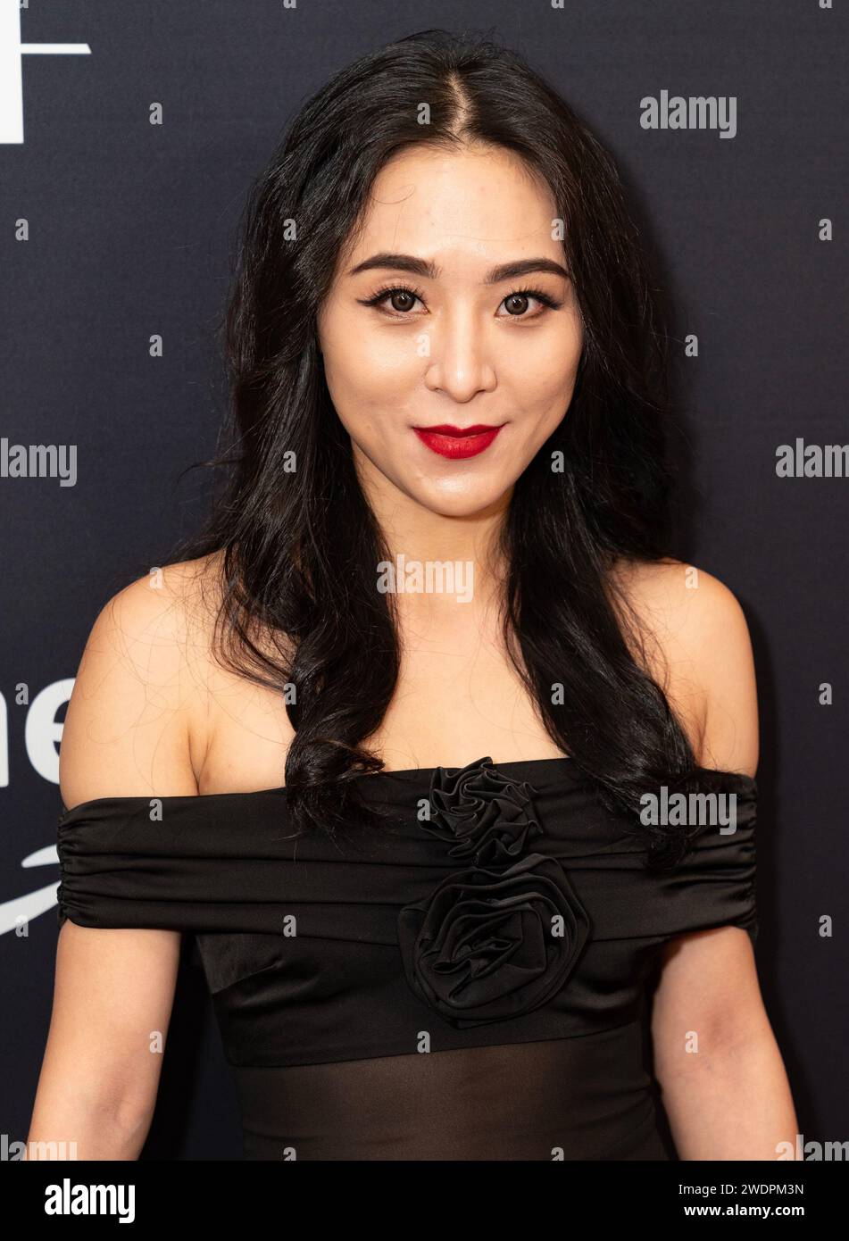 New York, USA. 21st Jan, 2024. Amber Wang attends Amazon Prime MGM ...