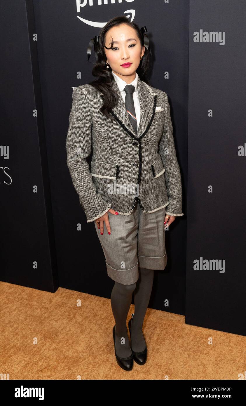 New York, USA. 21st Jan, 2024. Ji-young Yoo attends Amazon Prime MGM ...