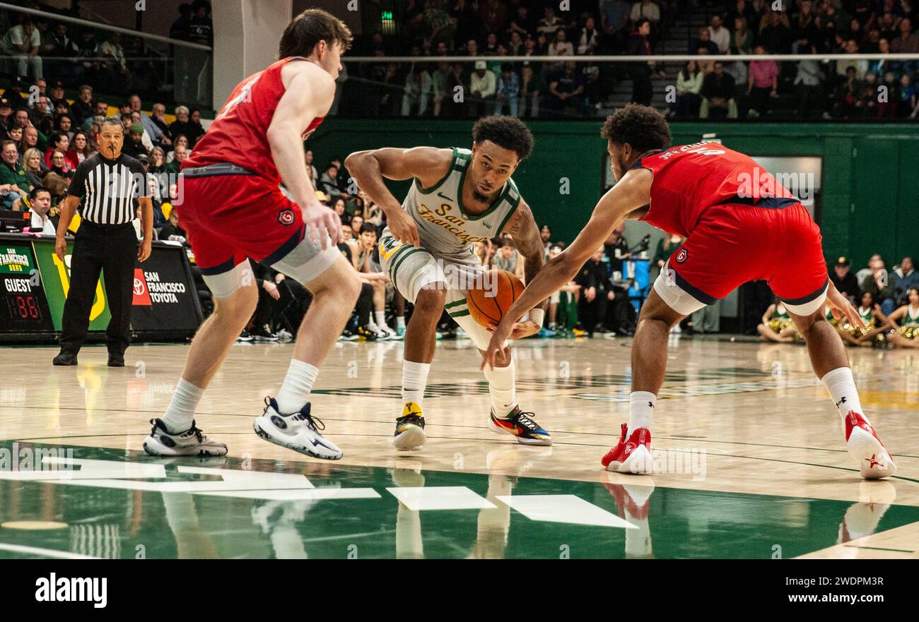 January 20 2024 San Francisco CA, U.S.A. San Francisco guard Malik ...