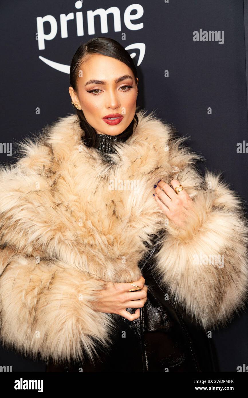 New York, USA. 21st Jan, 2024. R'Bonney Gabriel attends Amazon Prime ...
