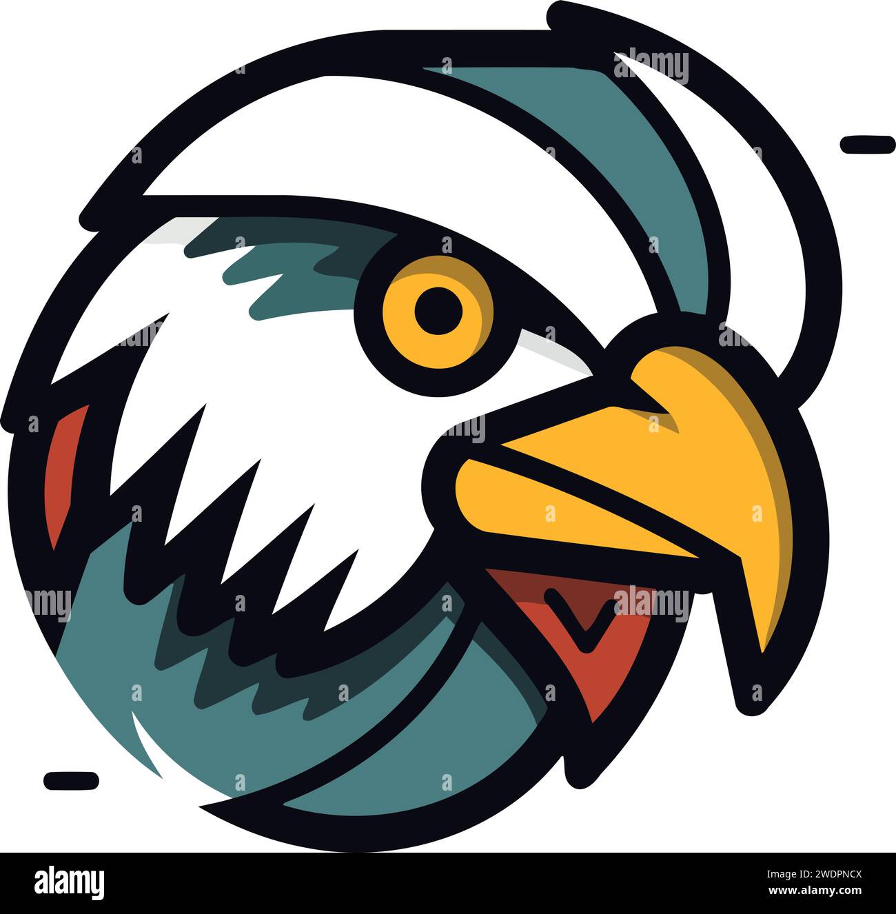 Eagle head vector logo. Eagle head logo. Eagle head logo Stock Vector ...