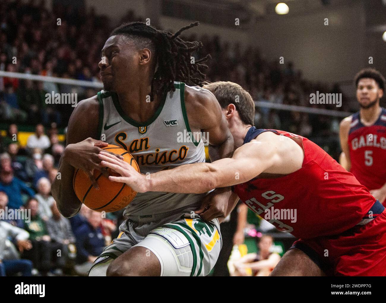 January 20 2024 San Francisco CA, U.S.A. San Francisco forward Jonathan ...