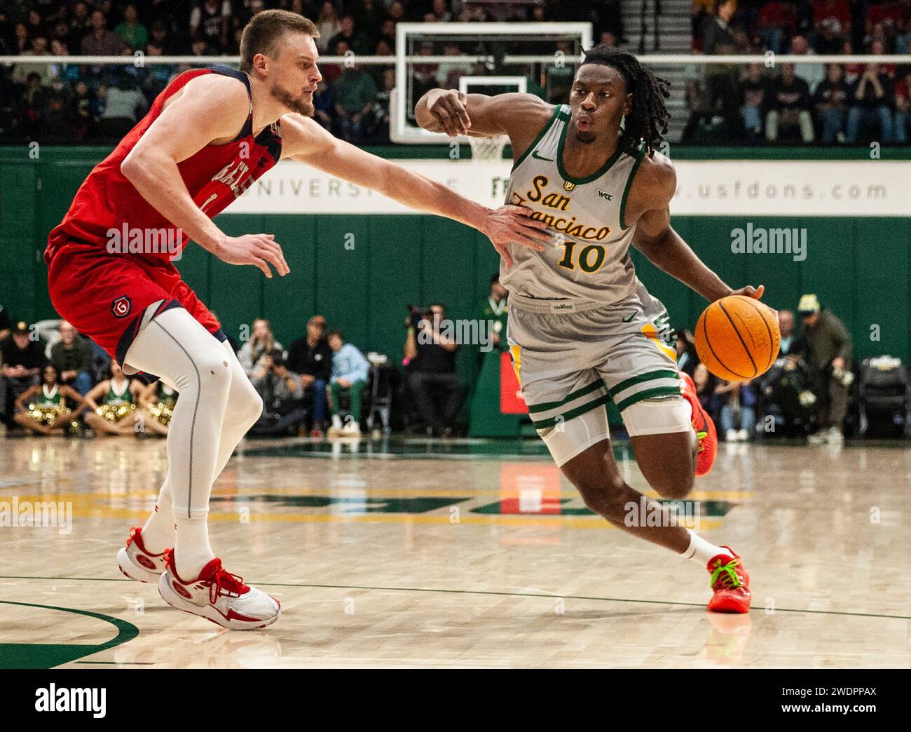 January 20 2024 San Francisco CA, U.S.A. San Francisco forward Jonathan ...