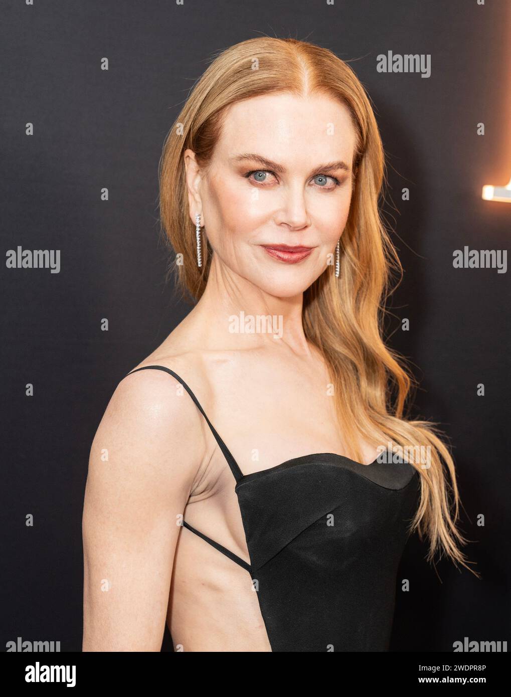 New York, USA. 21st Jan, 2024. Nicole Kidman wearing dress by Versace ...