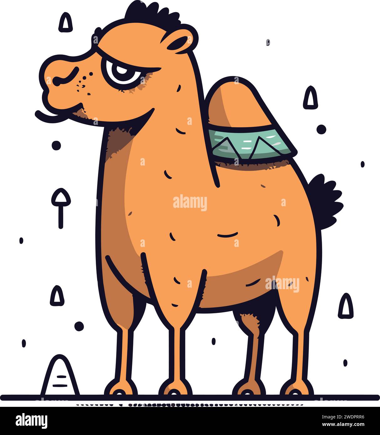 Camel vector Cut Out Stock Images & Pictures - Alamy