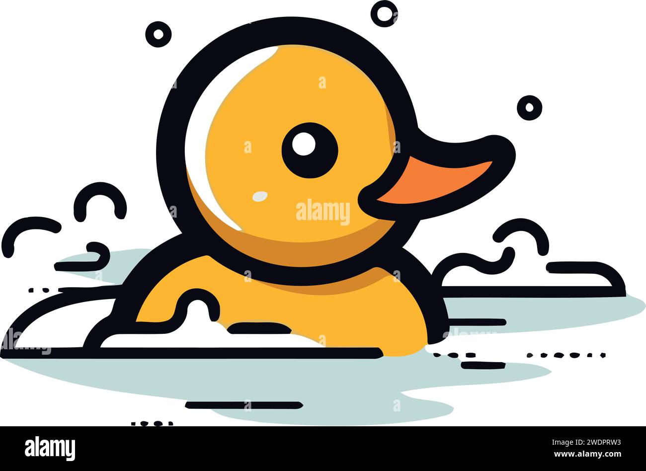 Duck toy Stock Vector Images - Alamy