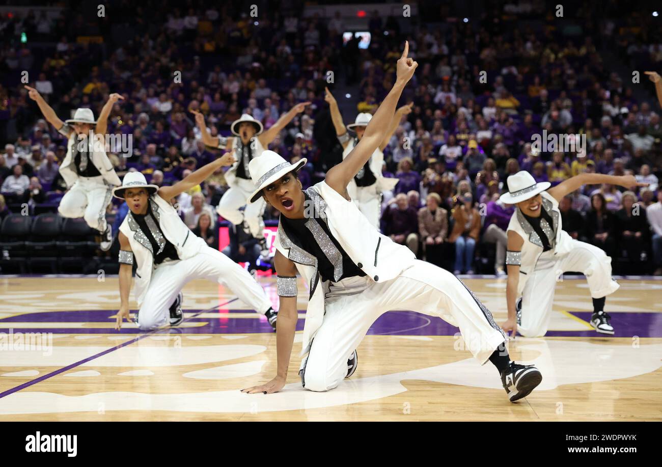 Baton Rouge, USA. 21st Jan, 2024. The Tiger Girls dance team perform ...