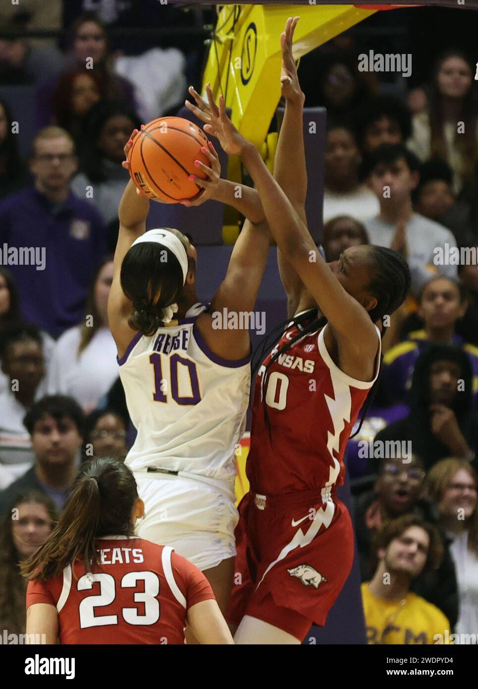 Baton Rouge, USA. 21st Jan, 2024. Arkansas Razorbacks forward Maryam ...