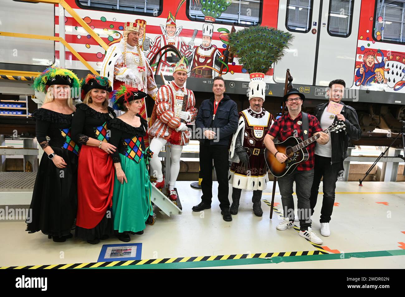 Cologne, Germany. 19th Jan, 2024. Colombina Colonia musicians, artist ...