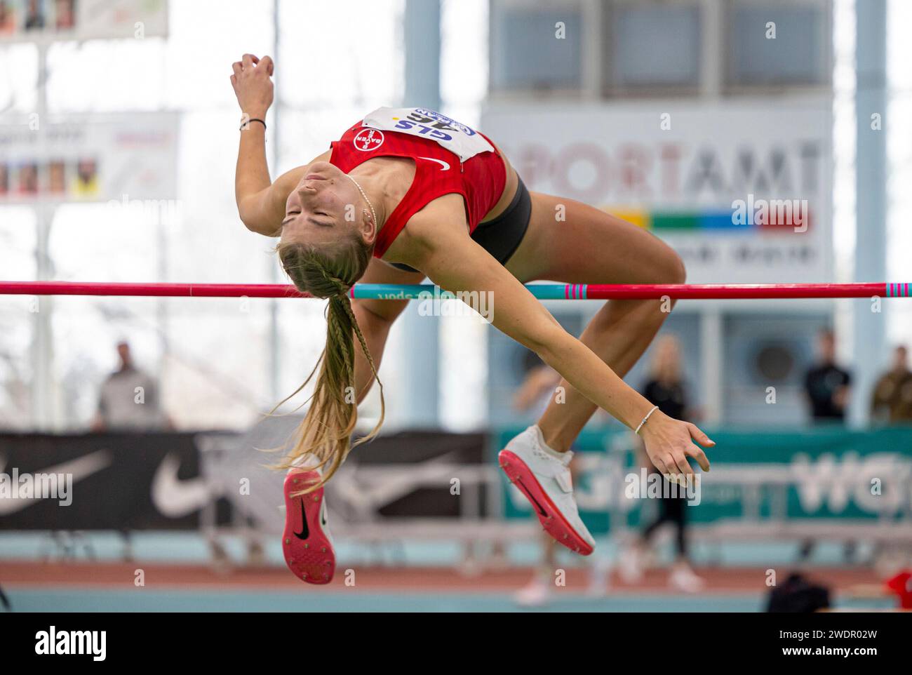 Frankfurt, Deutschland. 21st Jan, 2024. Lara Siemer (TSV Bayer 04 ...