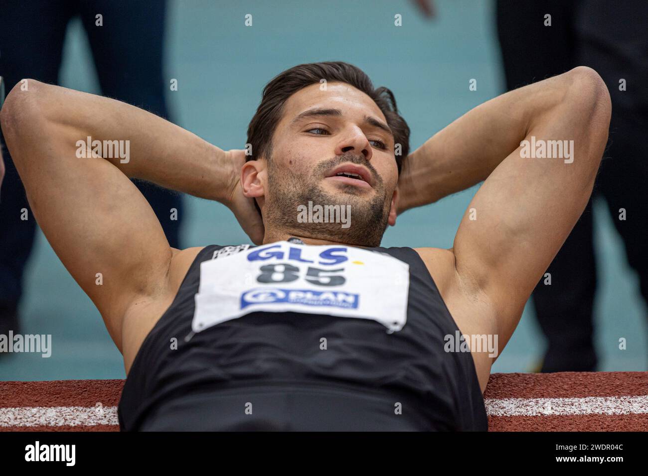 Frankfurt, Deutschland. 21st Jan, 2024. Tim Nowak (SSV Ulm 1846); DM ...