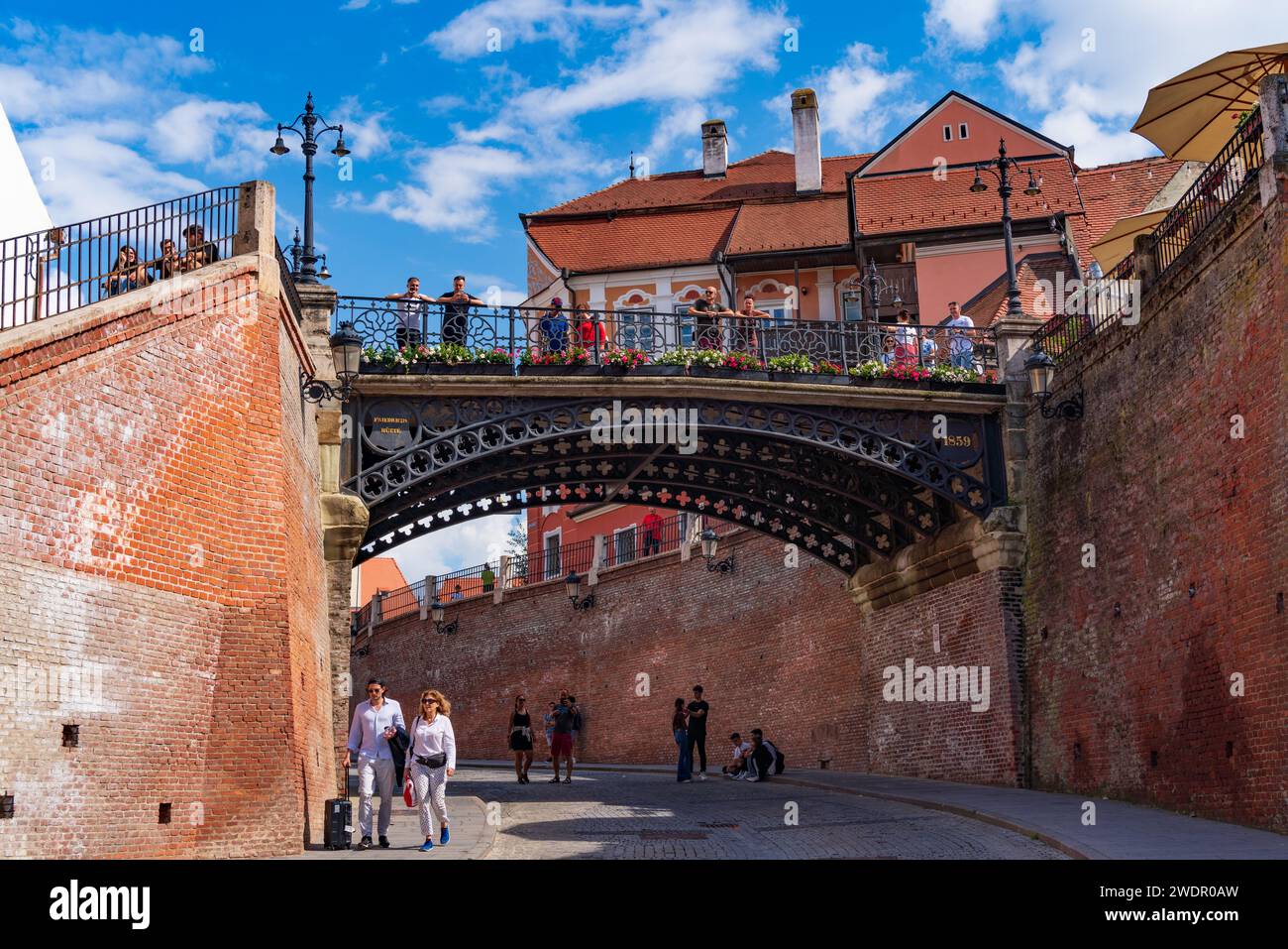 Bridge of Lies in Sibiu, Transylvania, Romania Stock Photo - Alamy