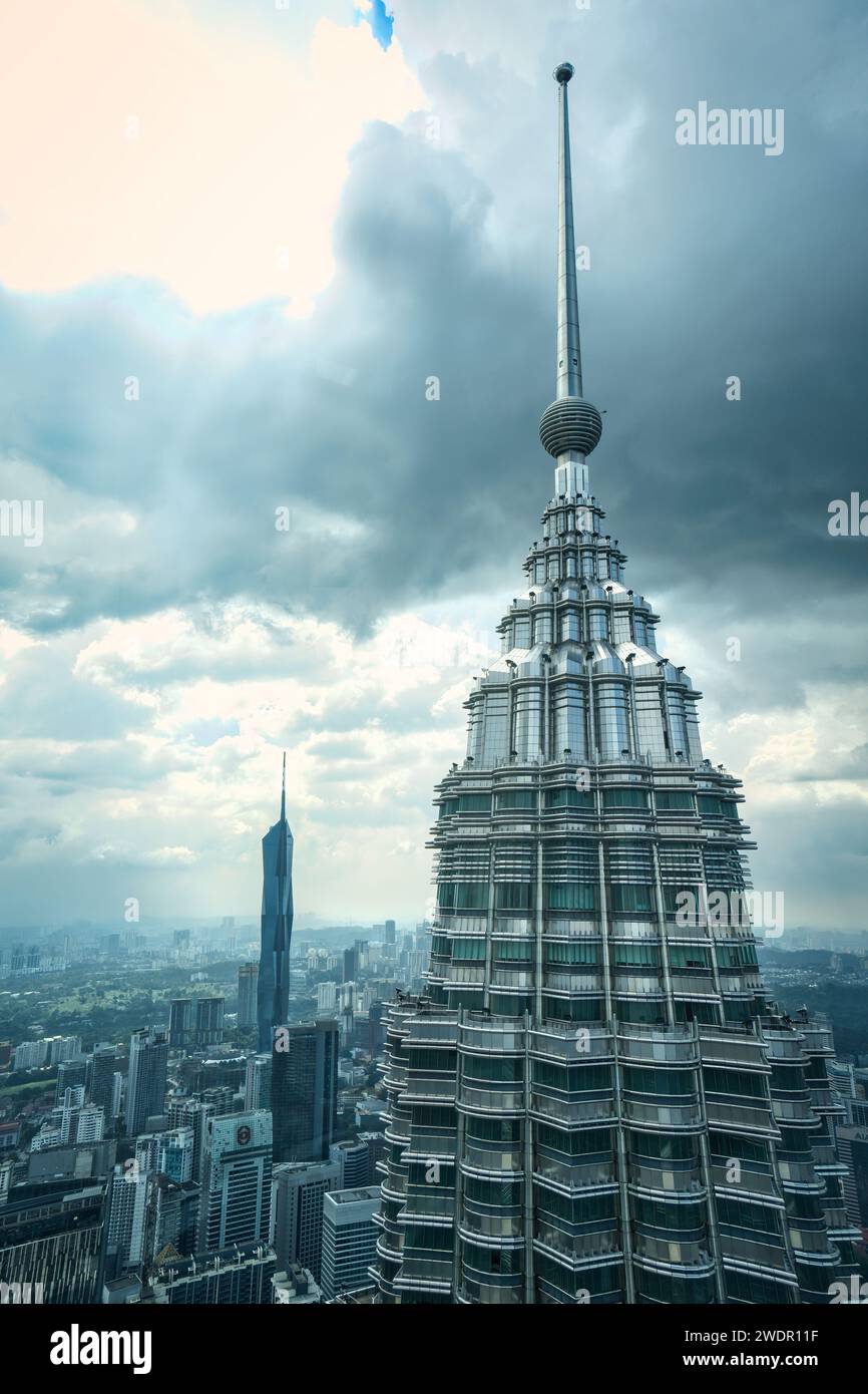Kuala Lumpur, Malaysia - December 19, 2023: View from the top of ...
