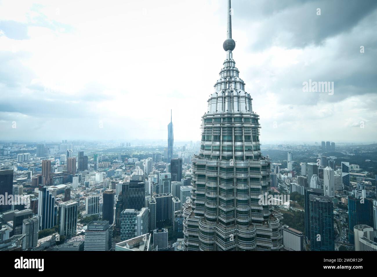 Kuala Lumpur, Malaysia - December 19, 2023: View from the top of ...