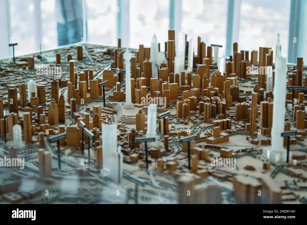 Kuala Lumpur, Malaysia - December 19, 2023: Miniature model of Kuala ...