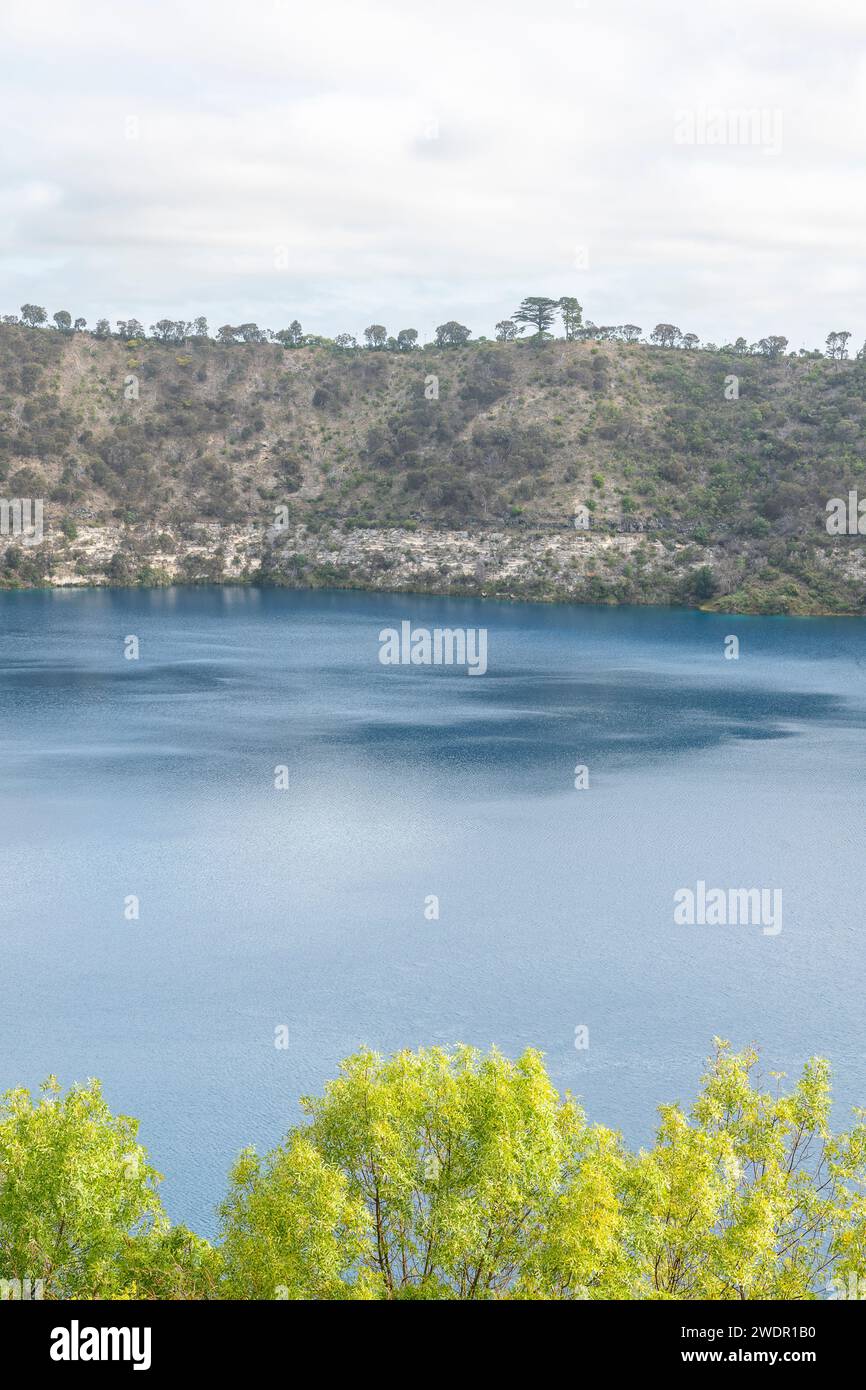 Blue Lake of Mount Gambier, South Australia Stock Photo - Alamy