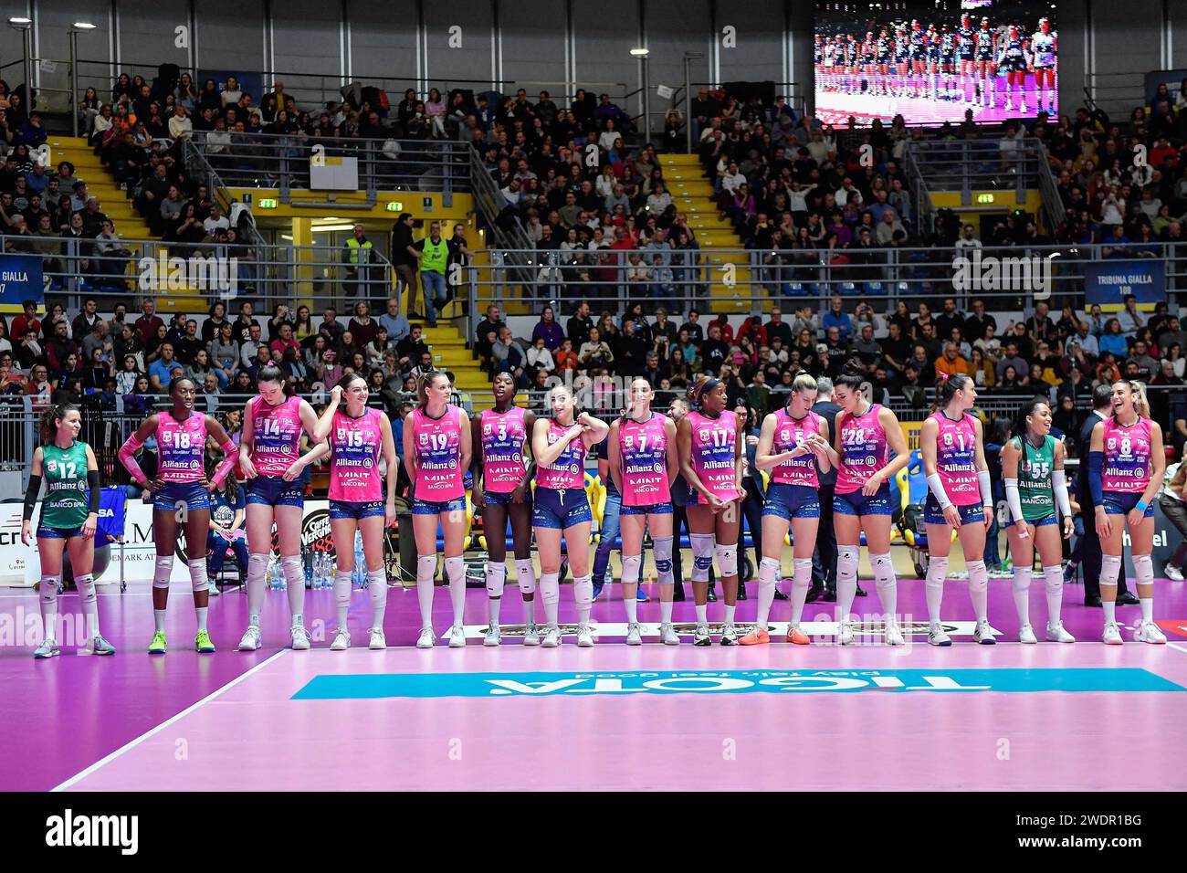 Chieri, Italy. 21st Jan, 2024. Turin, Italy 21 January 2024 Volleyball ...