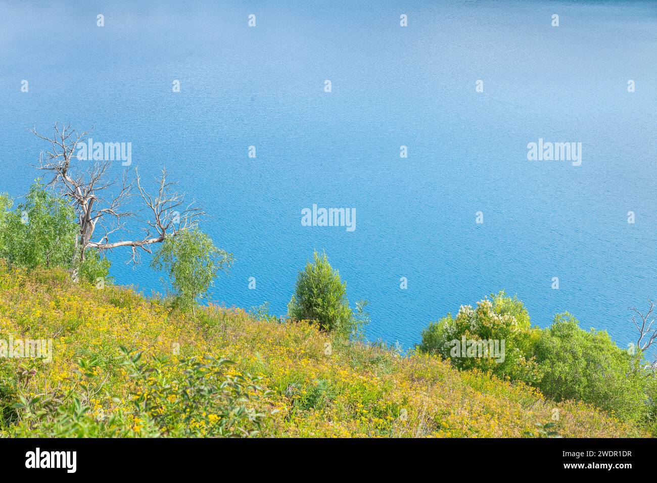 Blue Lake of Mount Gambier, South Australia Stock Photo - Alamy