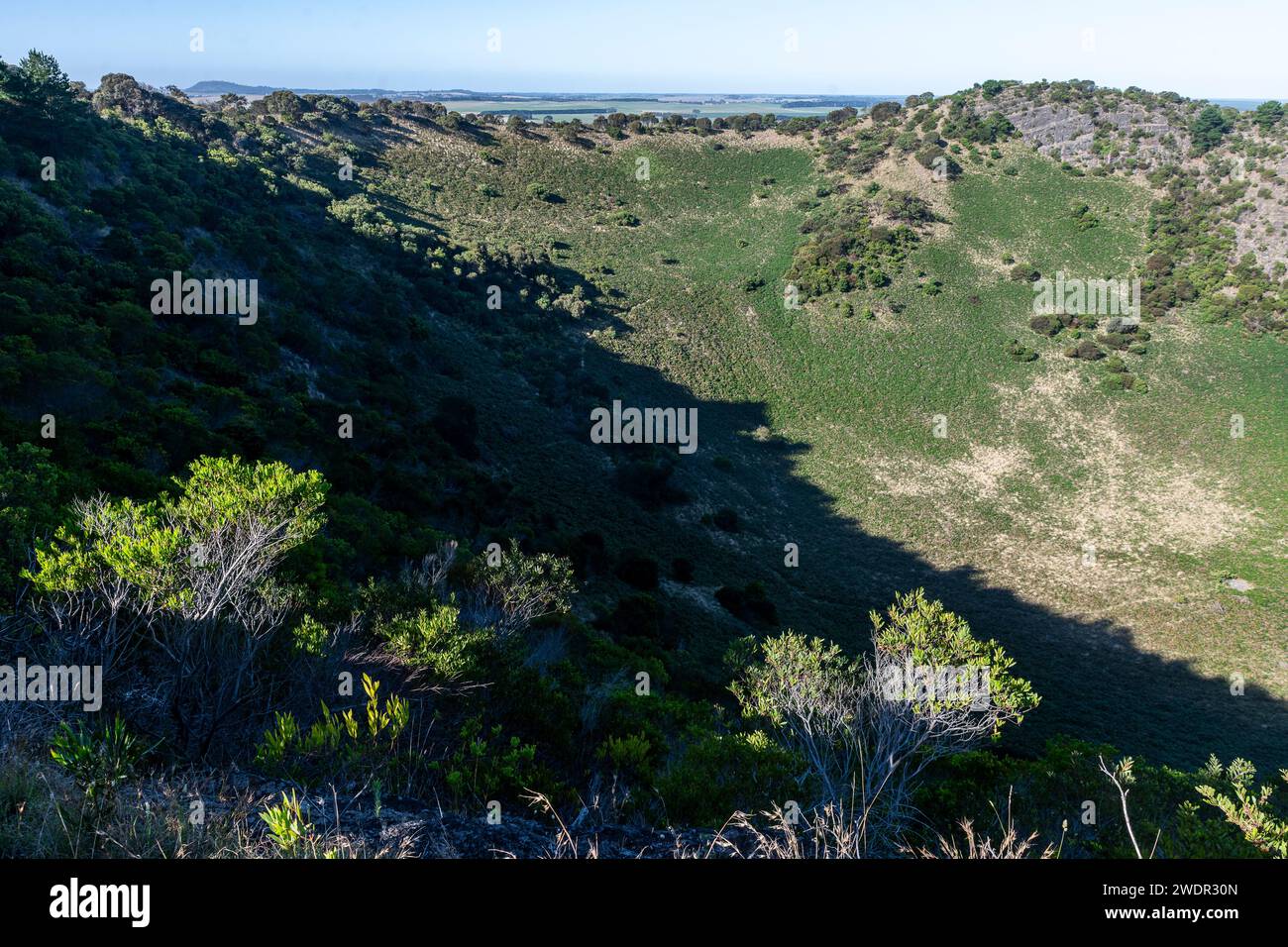 Mount Schank Volcanic Crater, Mount Gambier, South Australia Stock ...