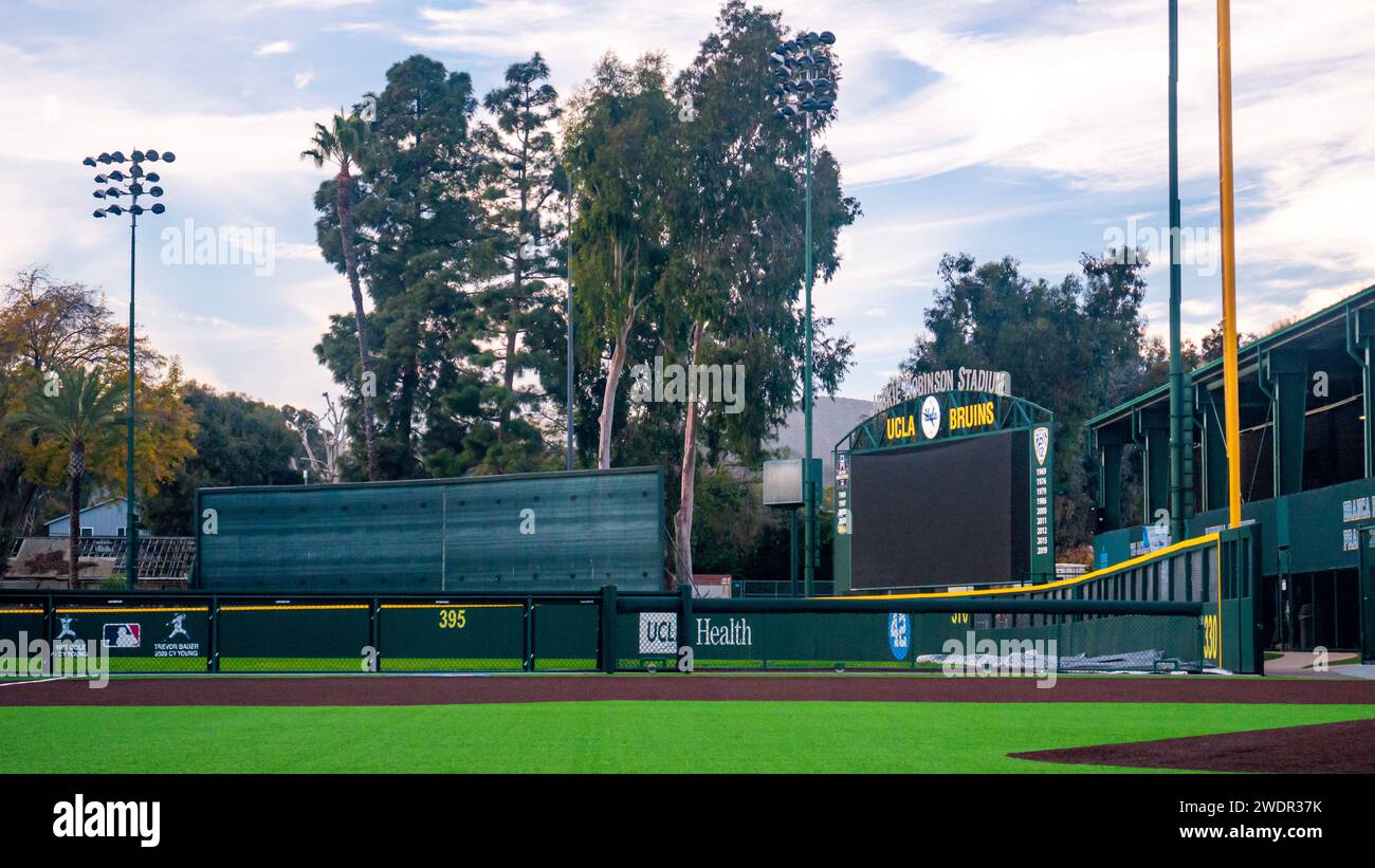 Jackie Robinson Stadium, home of the UCLA Bruins collegiate baseball ...