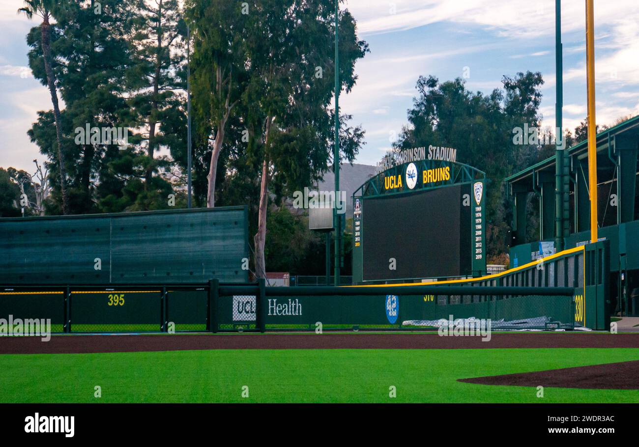 Jackie Robinson Stadium, home of the UCLA Bruins collegiate baseball ...