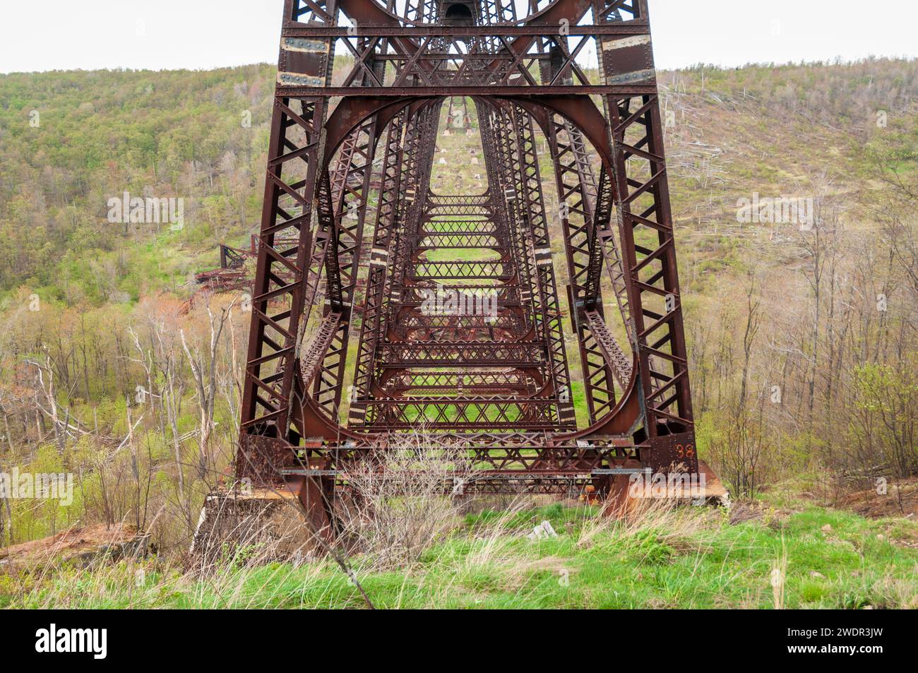 The Kinzua Bridge State Park in Pennsylvania Stock Photo - Alamy