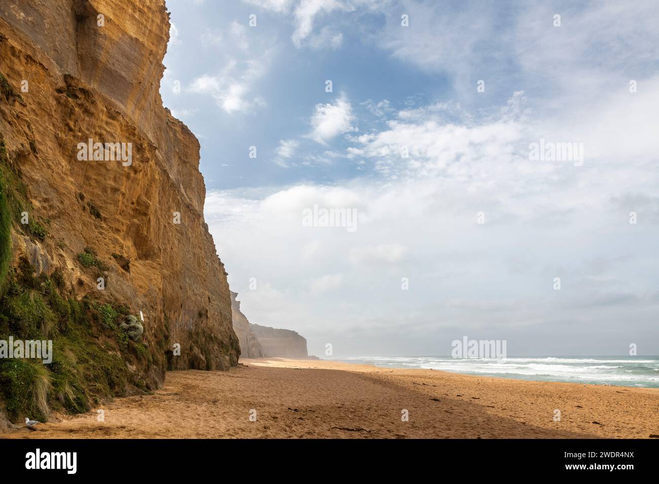 Beaches and Cliffs at the Twelve Apostles, Great Ocean Road, Victoria ...