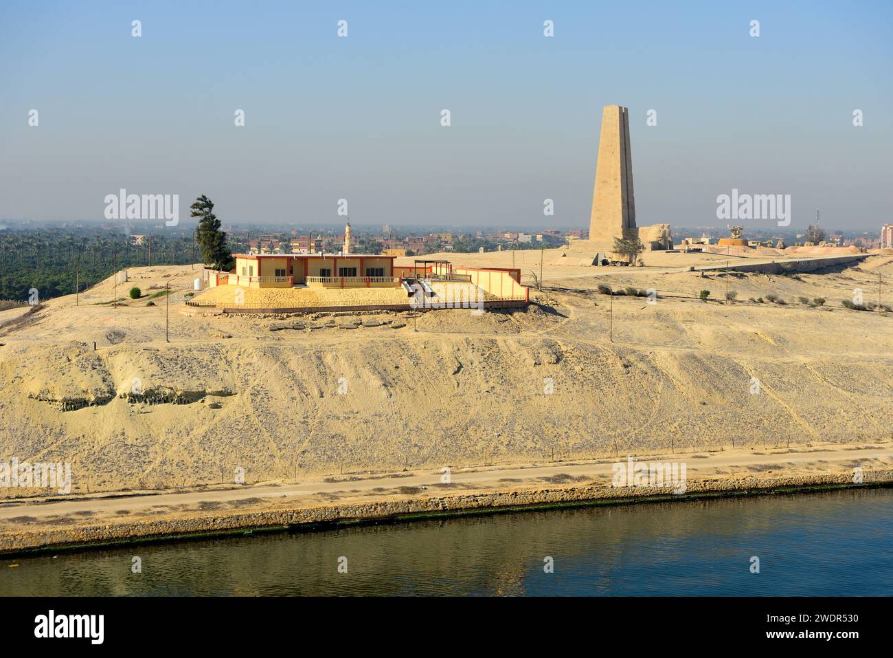 Memorial Defence of Suez Canal, Suez Canal, Ismailia, Egypt Stock Photo ...