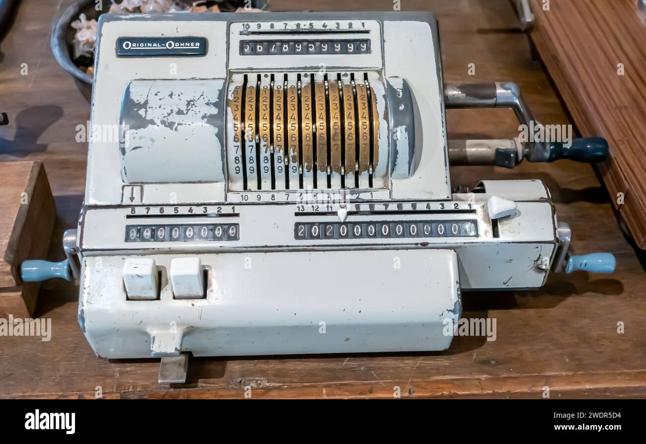 Portable calculators hi-res stock photography and images - Alamy