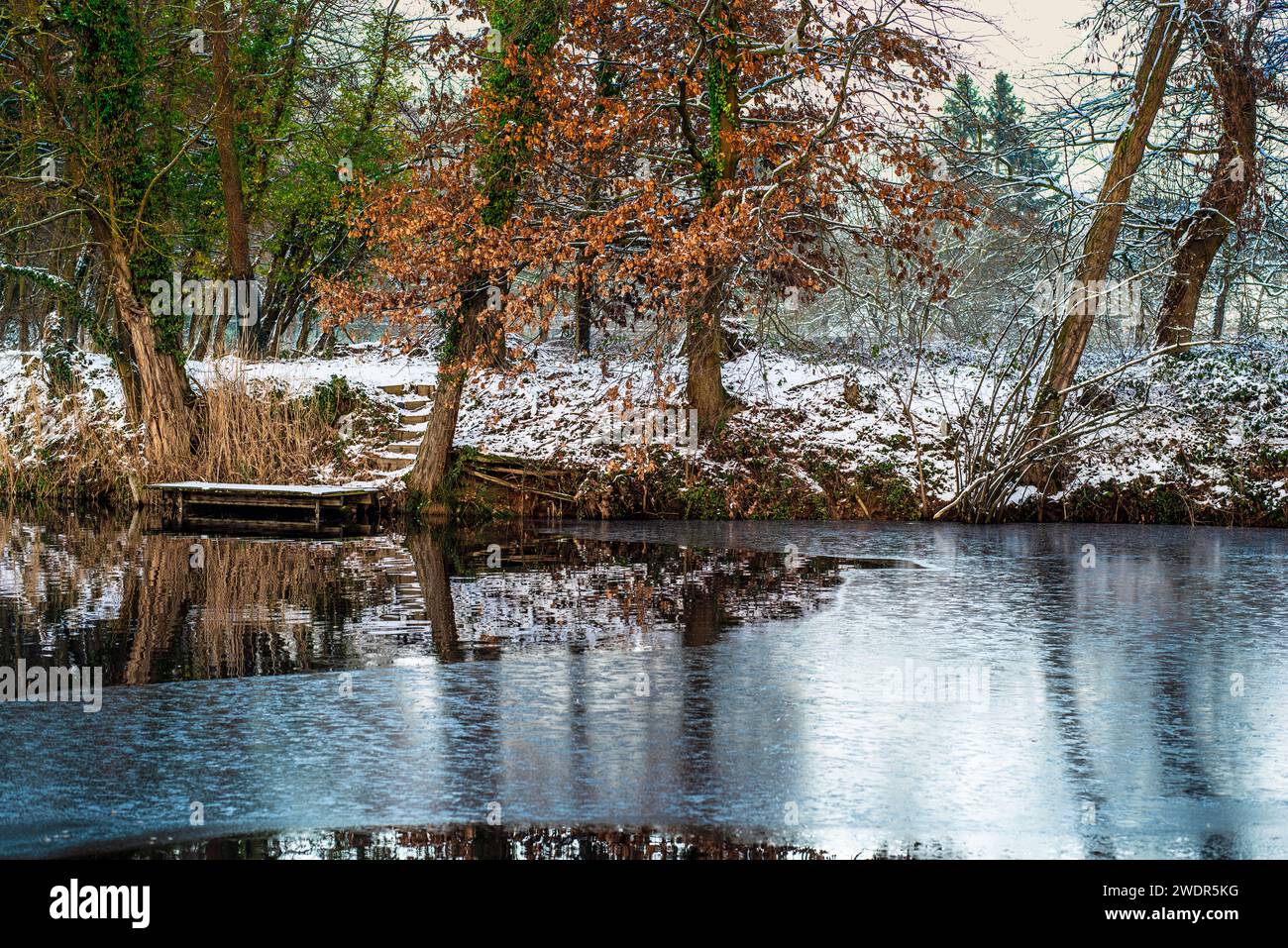 Winter am See Stock Photo - Alamy