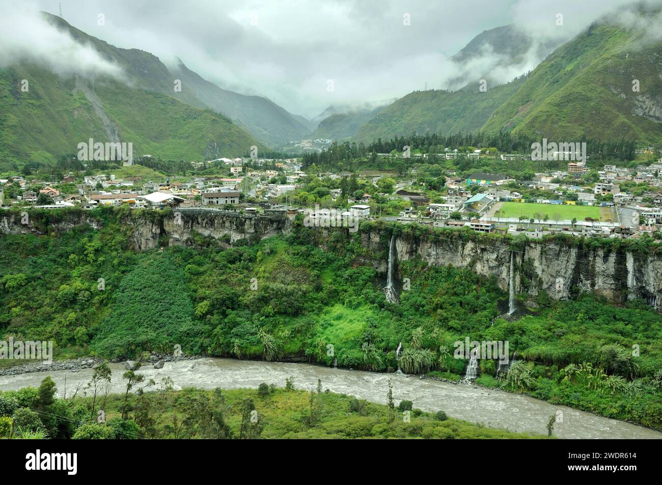South America, Ecuador, Andes,Tungurahua province, Banos, Baños de Agua ...