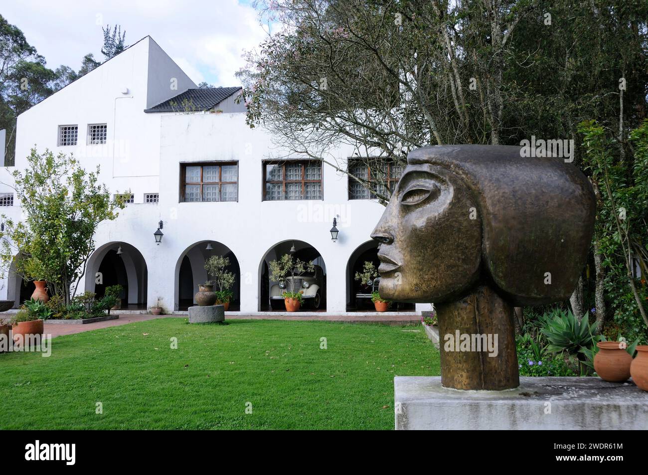 South America, Ecuador, Highland, Quito, Oswaldo Guayasamin, artist ...