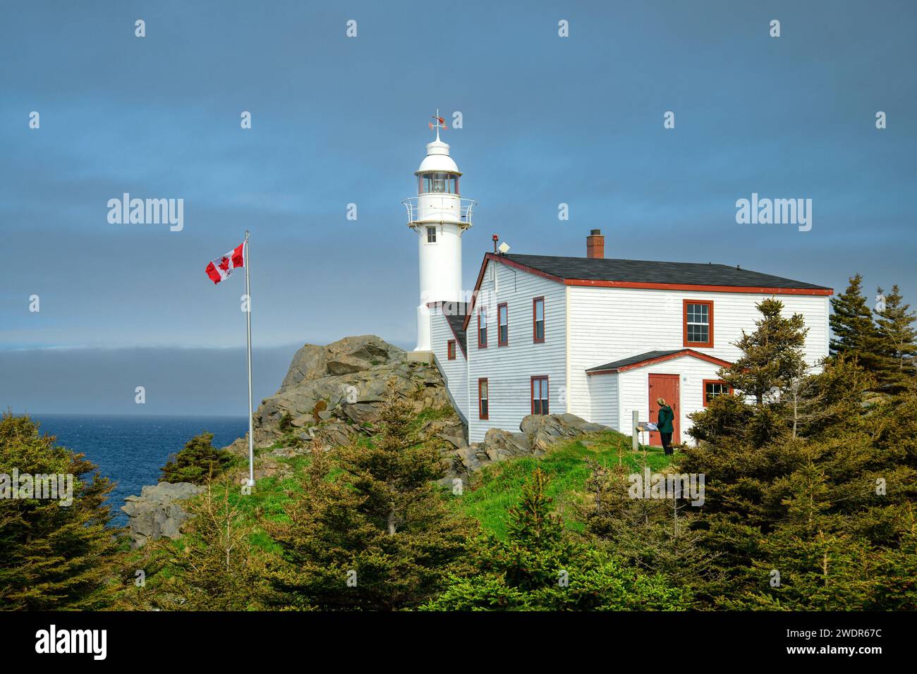 Canada, Maritimes, Newfoundland, Rocky Harbour Lighthouse, Lobster Cove ...