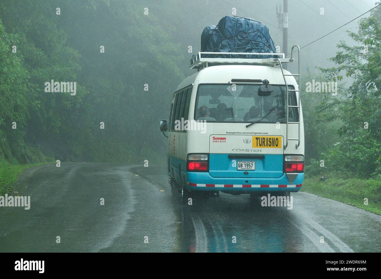 Central America,Costa Rica,Panamericana Highway near San Jose Stock ...