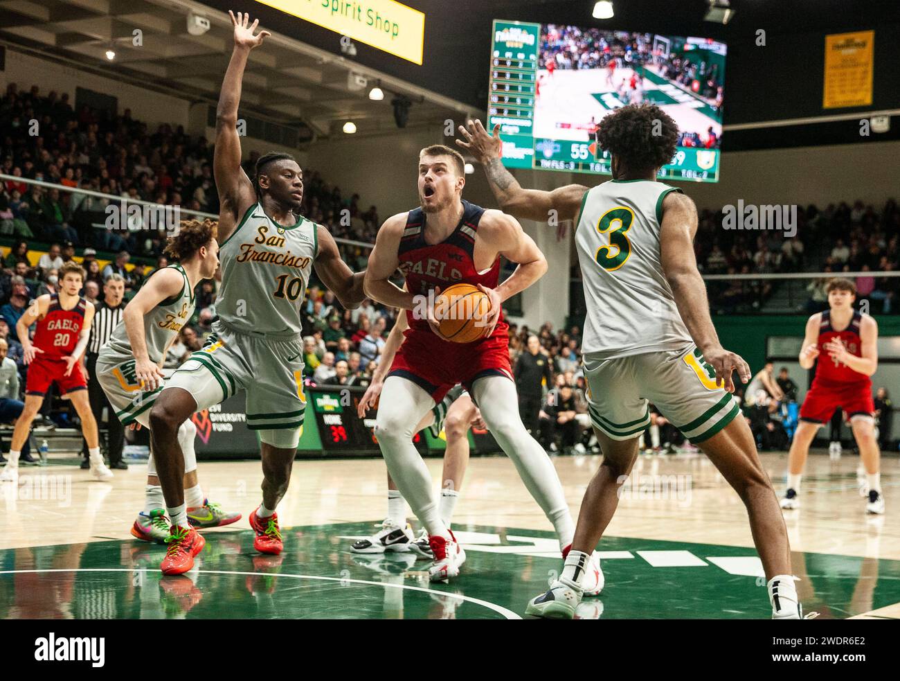 January 20 2024 San Francisco CA, U.S.A. St. Mary's center Mitchell ...