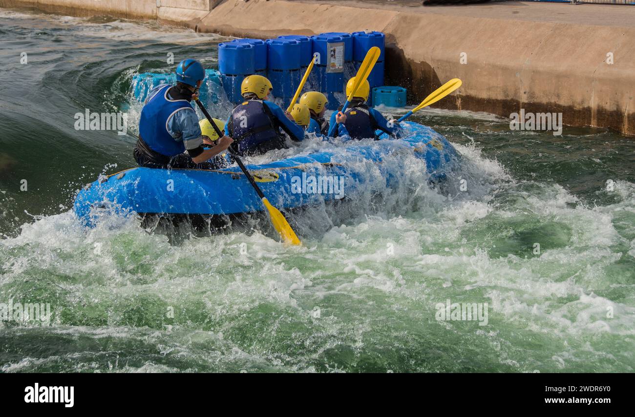 White Water Rafting Stock Photo - Alamy