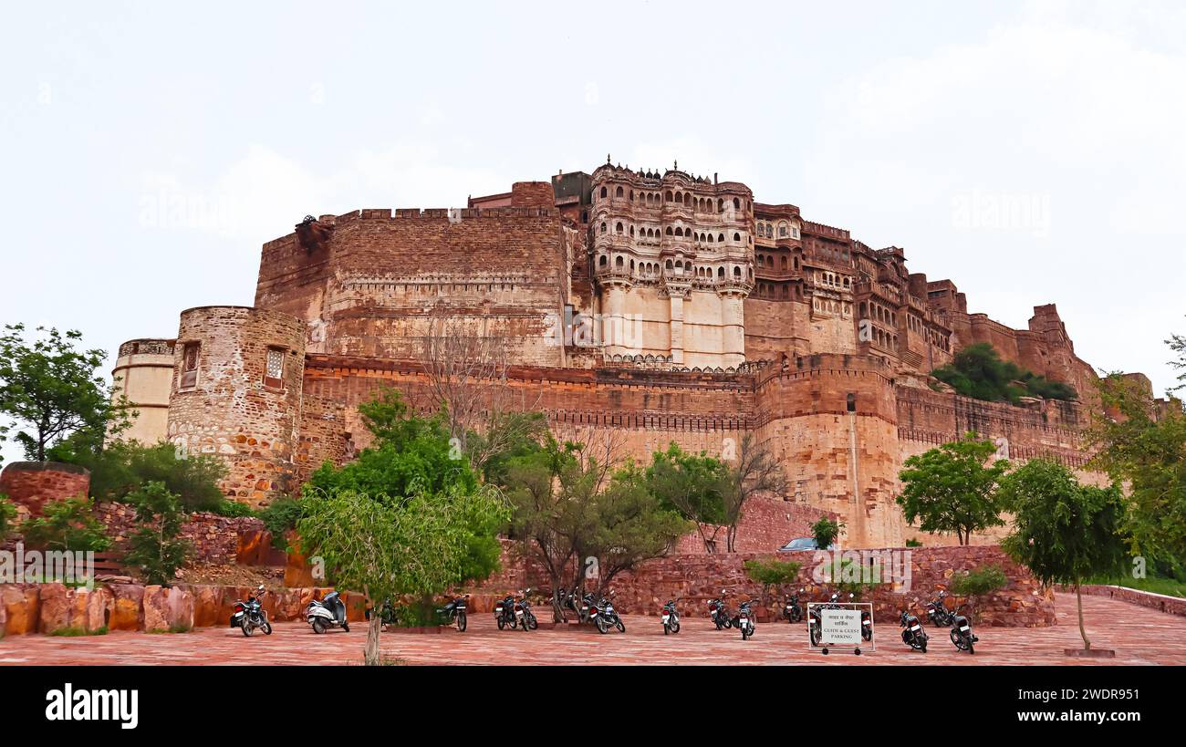 INDIA, RAJASTHAN, JODHPUR, July 2023, Mehrangarh Fort, 15th Century ...