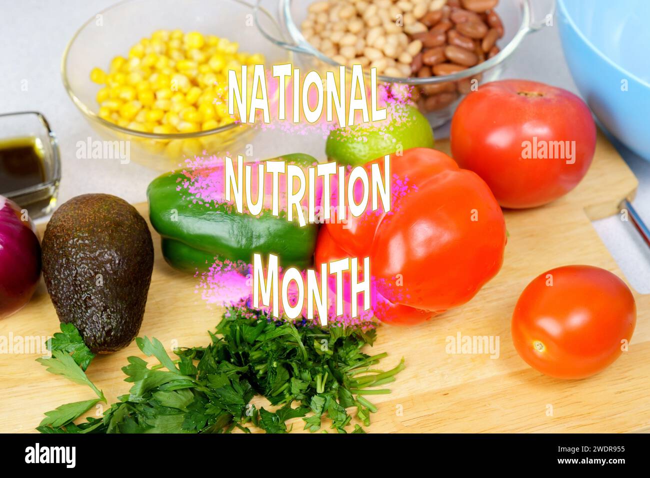 Celebrating National Nutrition Month Amidst Fresh Vegetables and ...