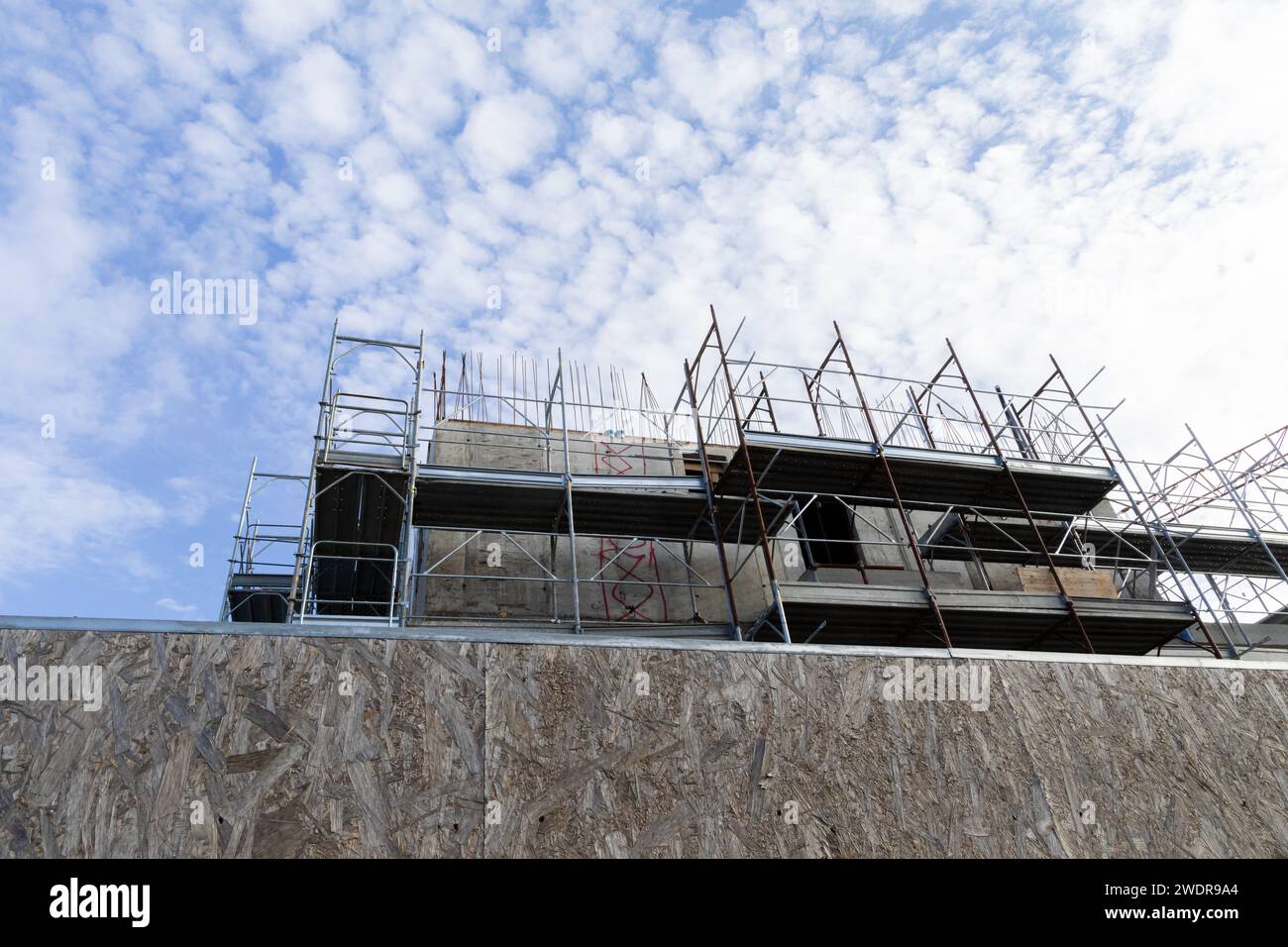 Under construction building in Jesolo, Italy Stock Photo - Alamy