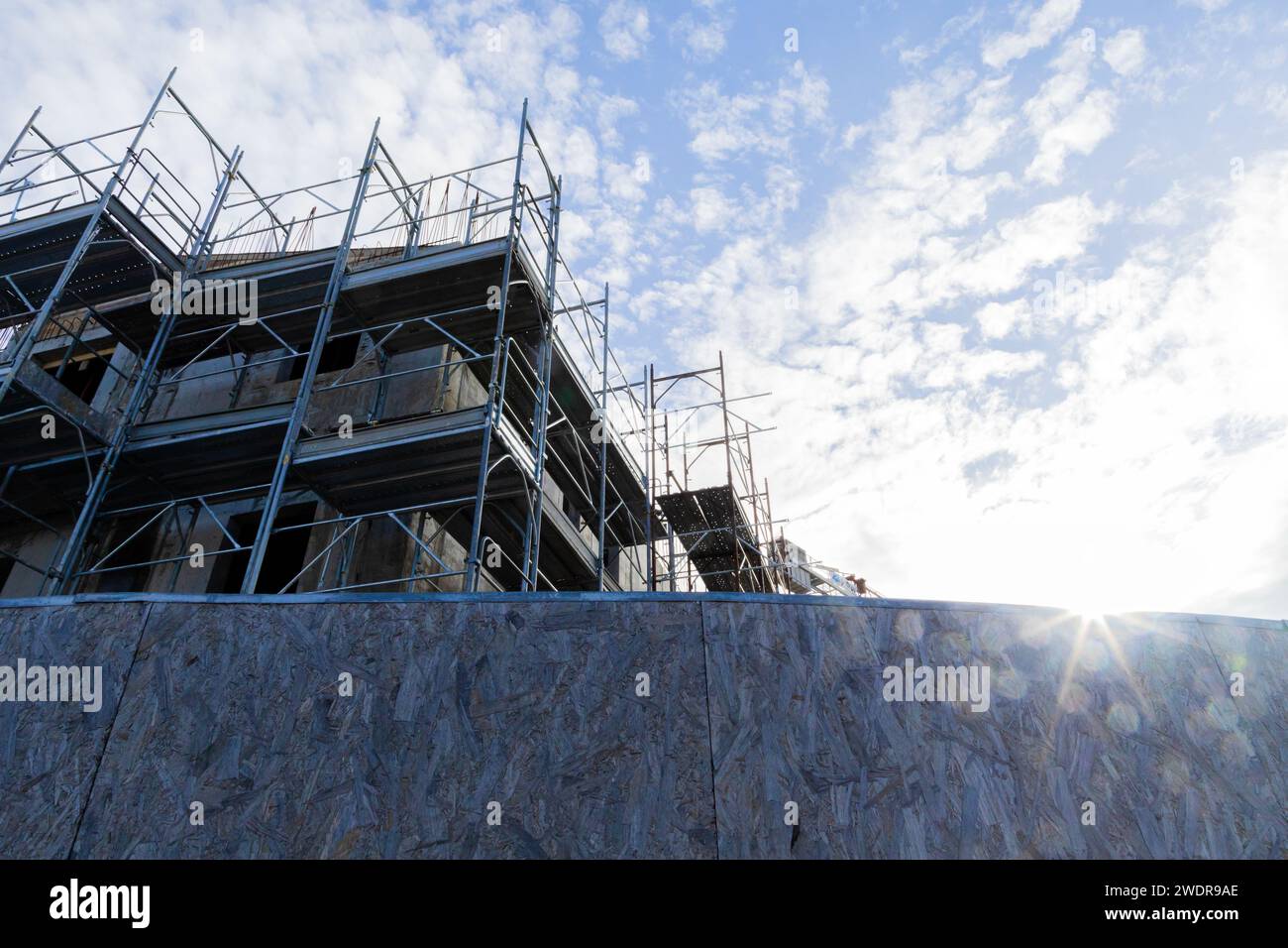 Under construction building in Jesolo, Italy Stock Photo - Alamy