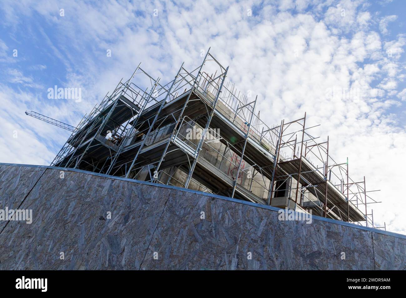 Under construction building in Jesolo, Italy Stock Photo - Alamy