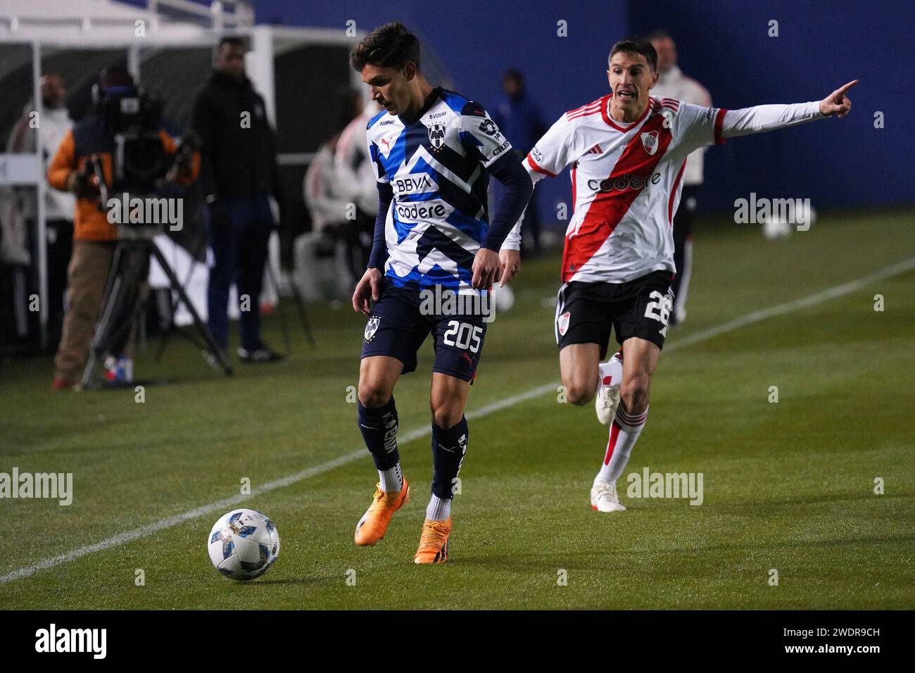 Non Exclusive: January 17, 2024, Dallas, Texas, USA: Monterrey defender ...