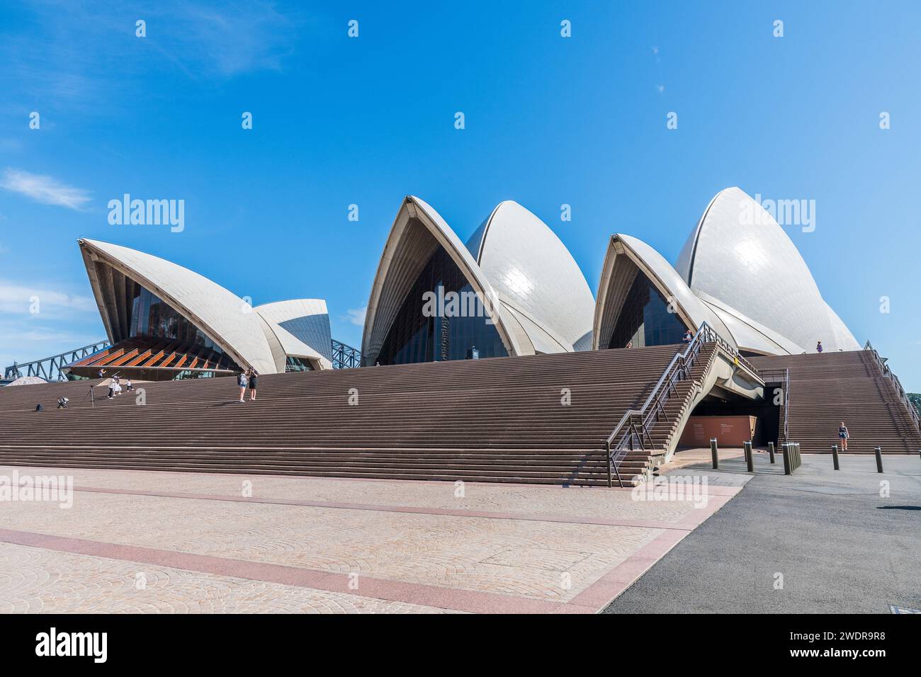 The Sydney Opera House and Its Grand Staircase Stock Photo - Alamy