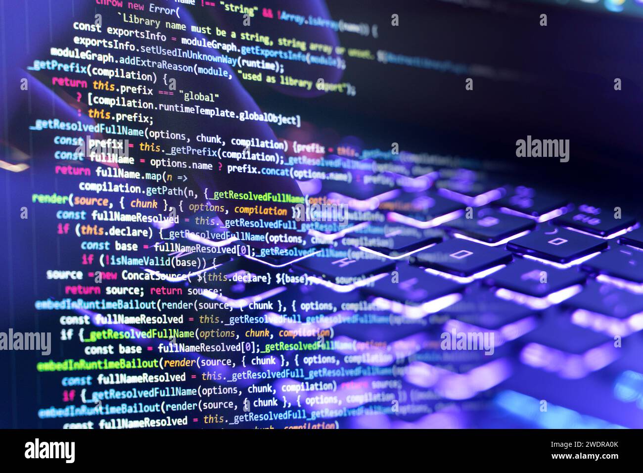 Coding background, Application development and code programming. Technology business computers ...