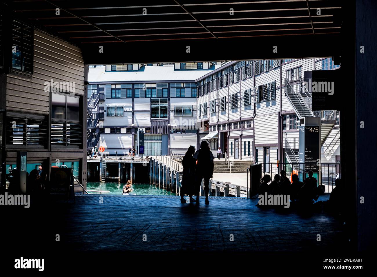 The Rocks: Sydney's Historic Tourist and Harbour Precinct Stock Photo ...