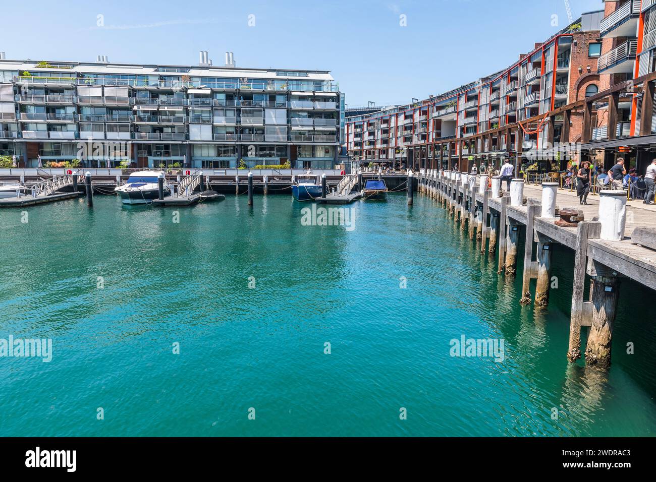 The Rocks: Sydney's Historic Tourist and Harbour Precinct Stock Photo ...
