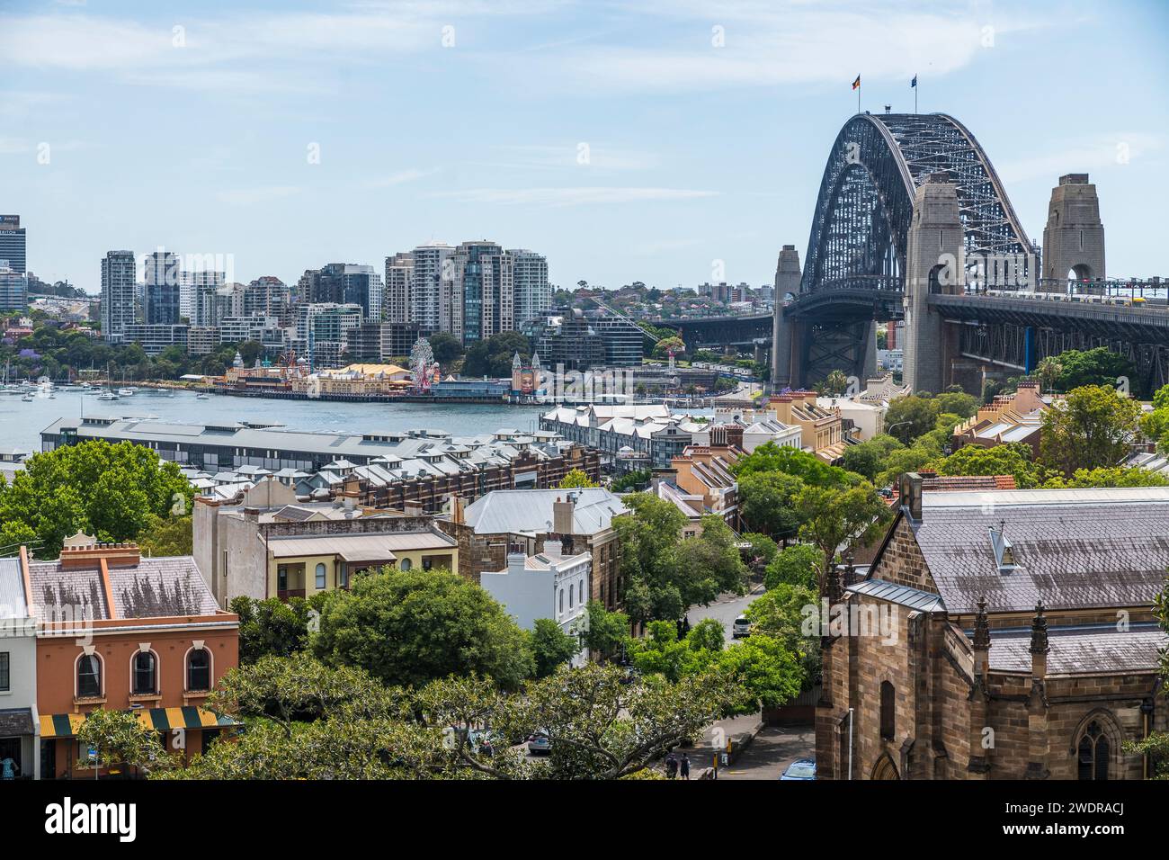 The Rocks: Sydney's Harbour and Tourist Precinct with Harbour Bridge ...